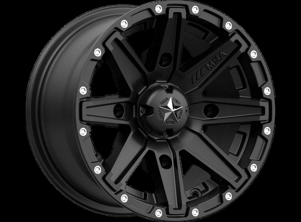 MSA M33 Clutch 4x136 14x10 Sort/Maskinert | Dalen dekk